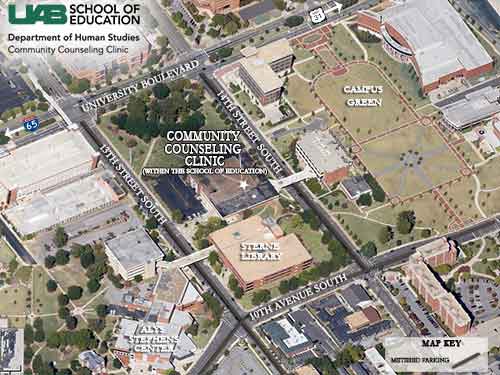Directions - School of Education - Community Counseling Clinic | UAB