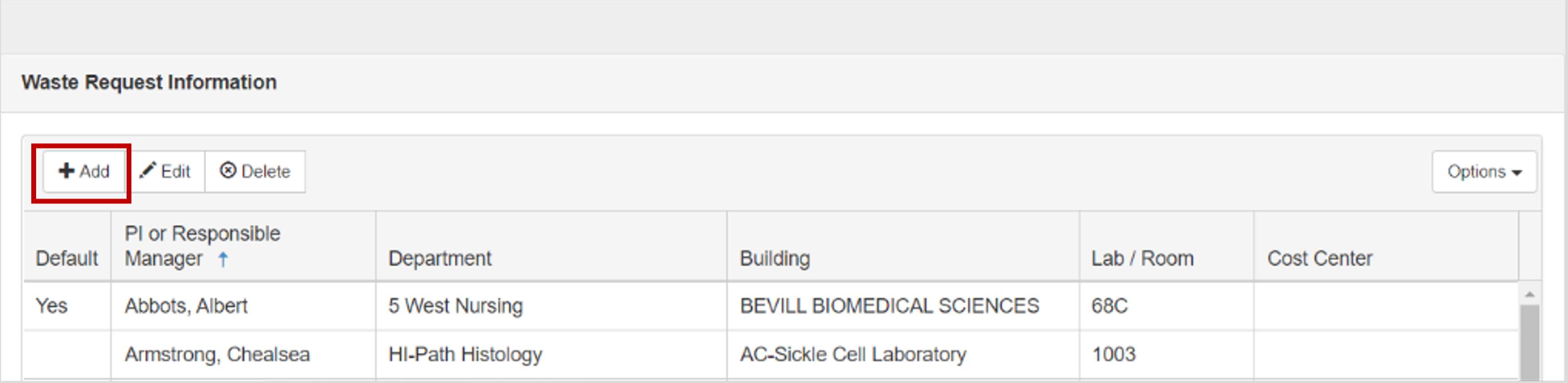 When User Waste ID Profile Does Not Populate - Environmental Health and Safety