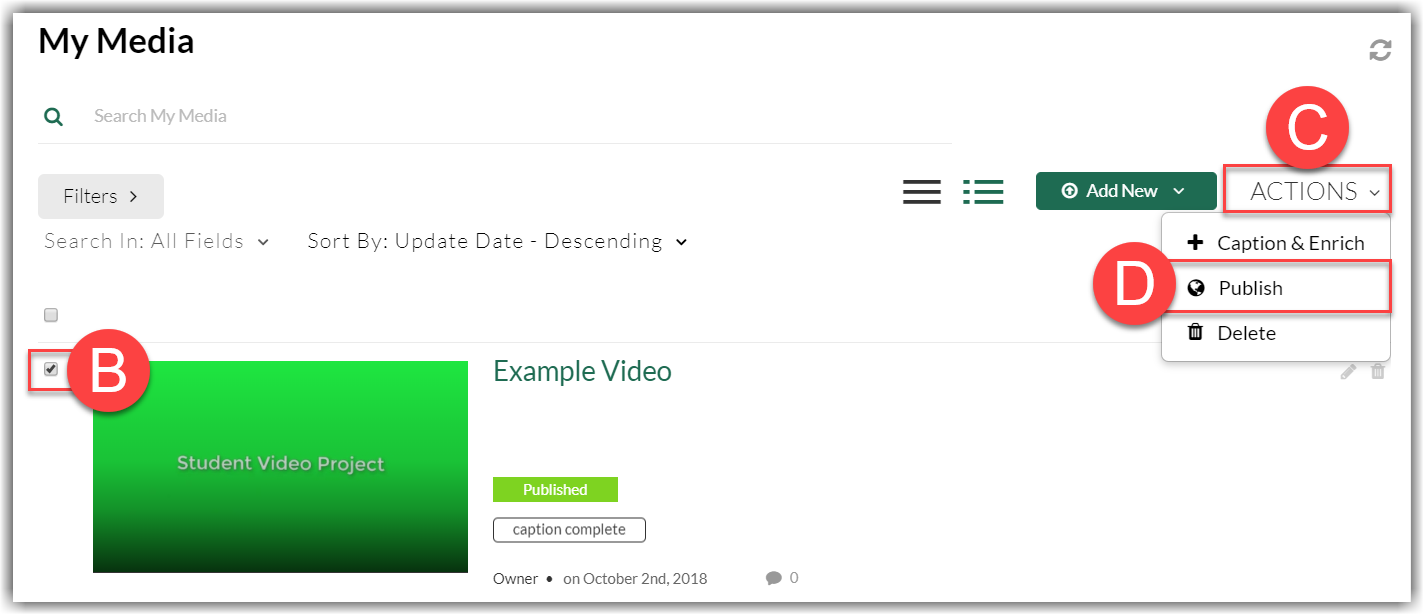 Embed/Publish Media in Canvas - eLearning | UAB