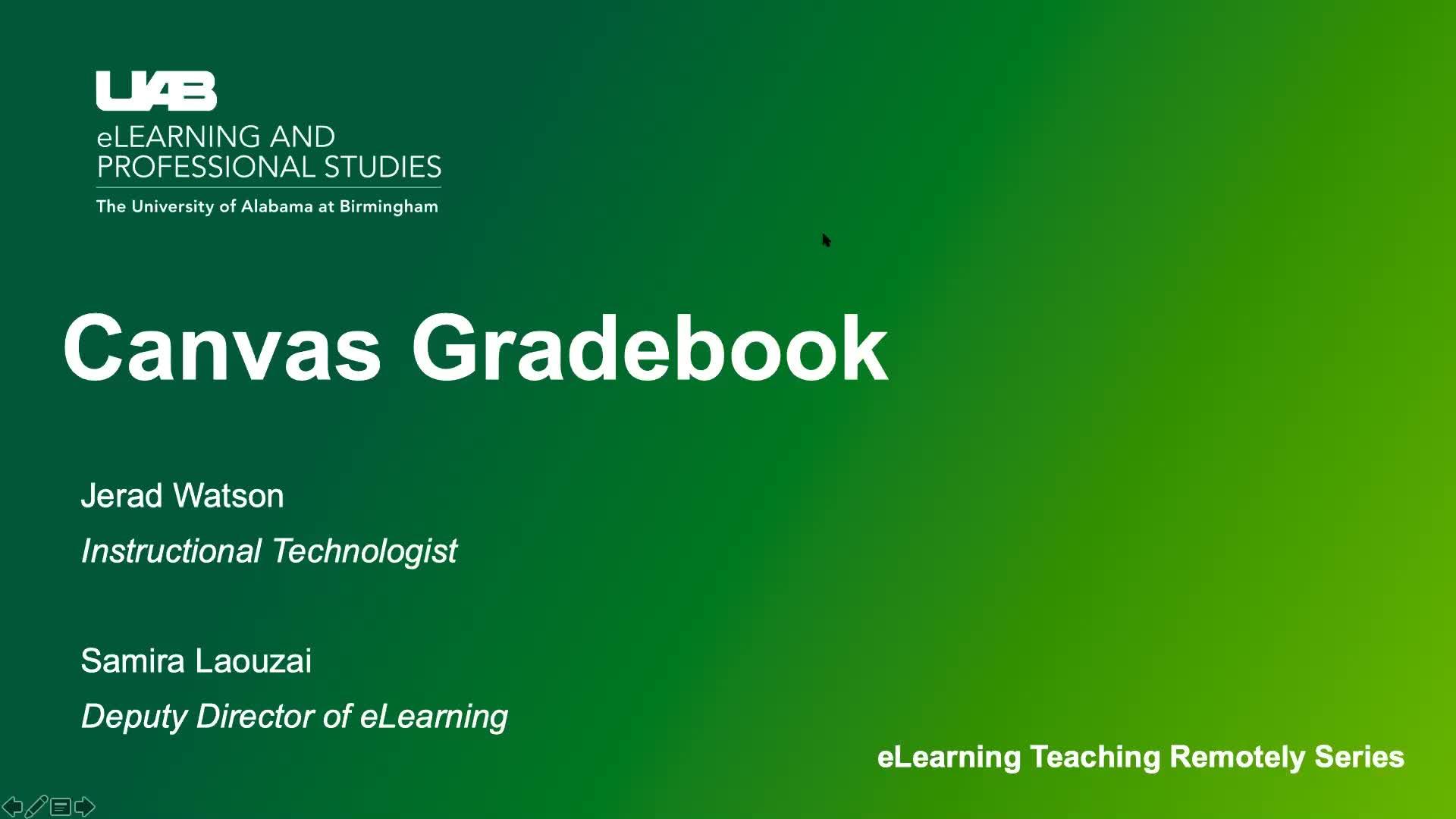 Canvas - eLearning | UAB