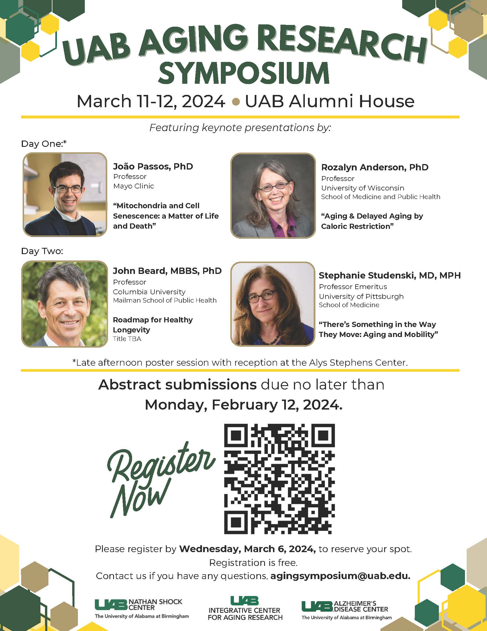 UAB Aging Symposium - Integrative Center for Aging Research