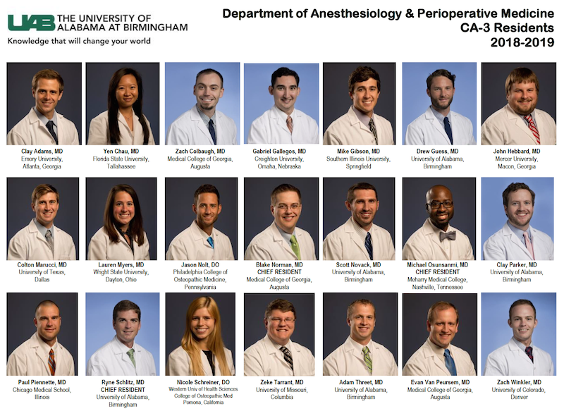 UAB - School of Medicine - Anesthesiology and Perioperative Medicine ...