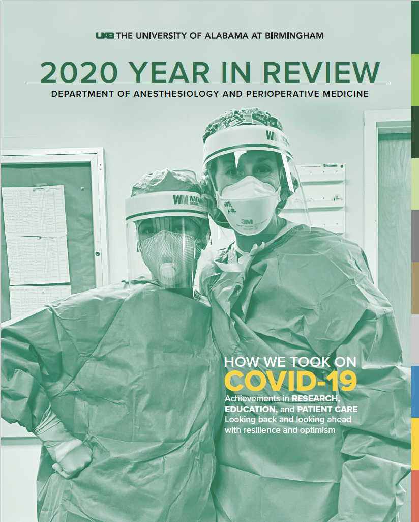 Year in Review - School of Medicine - Anesthesiology and Perioperative ...
