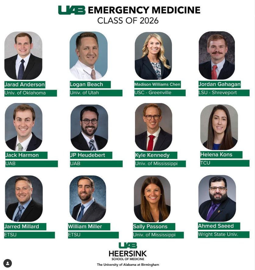 PGY 1 - Emergency Medicine | UAB