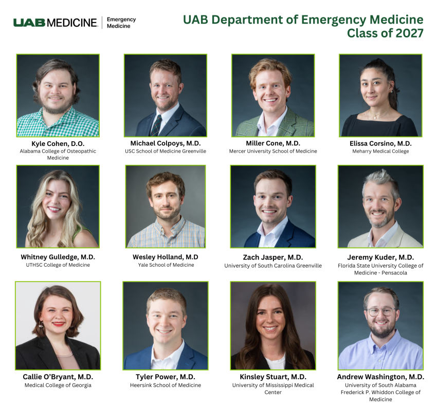 Meet Our Residents - Emergency Medicine
