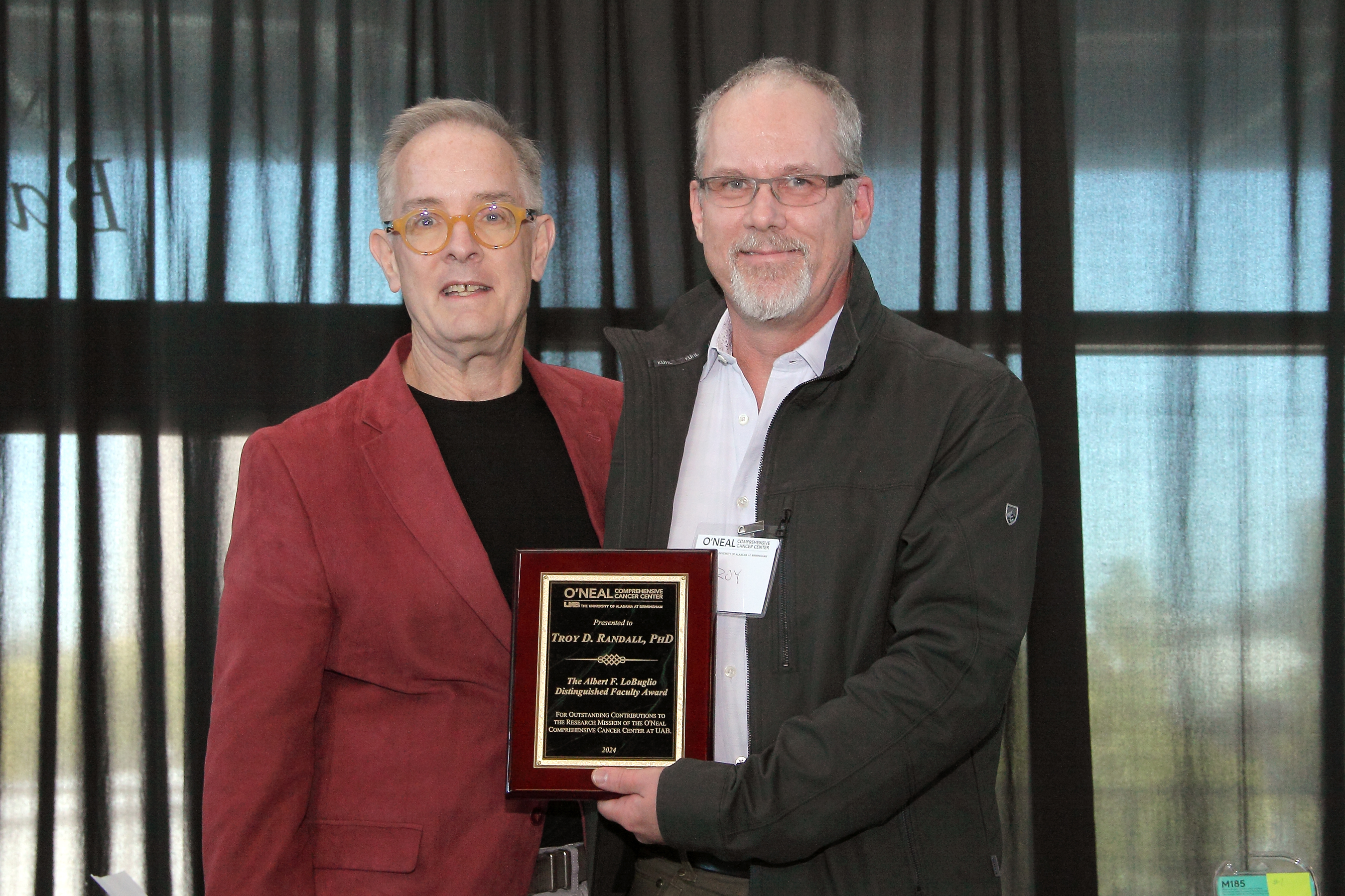 Immunology Institute Associate Director Dr. Troy Randall awarded The Albert F. LoBuglio ...