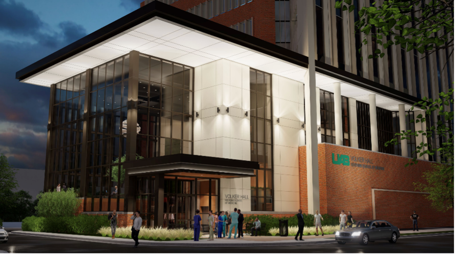 Volker Hall Construction Renderings | Heersink School of Medicine News