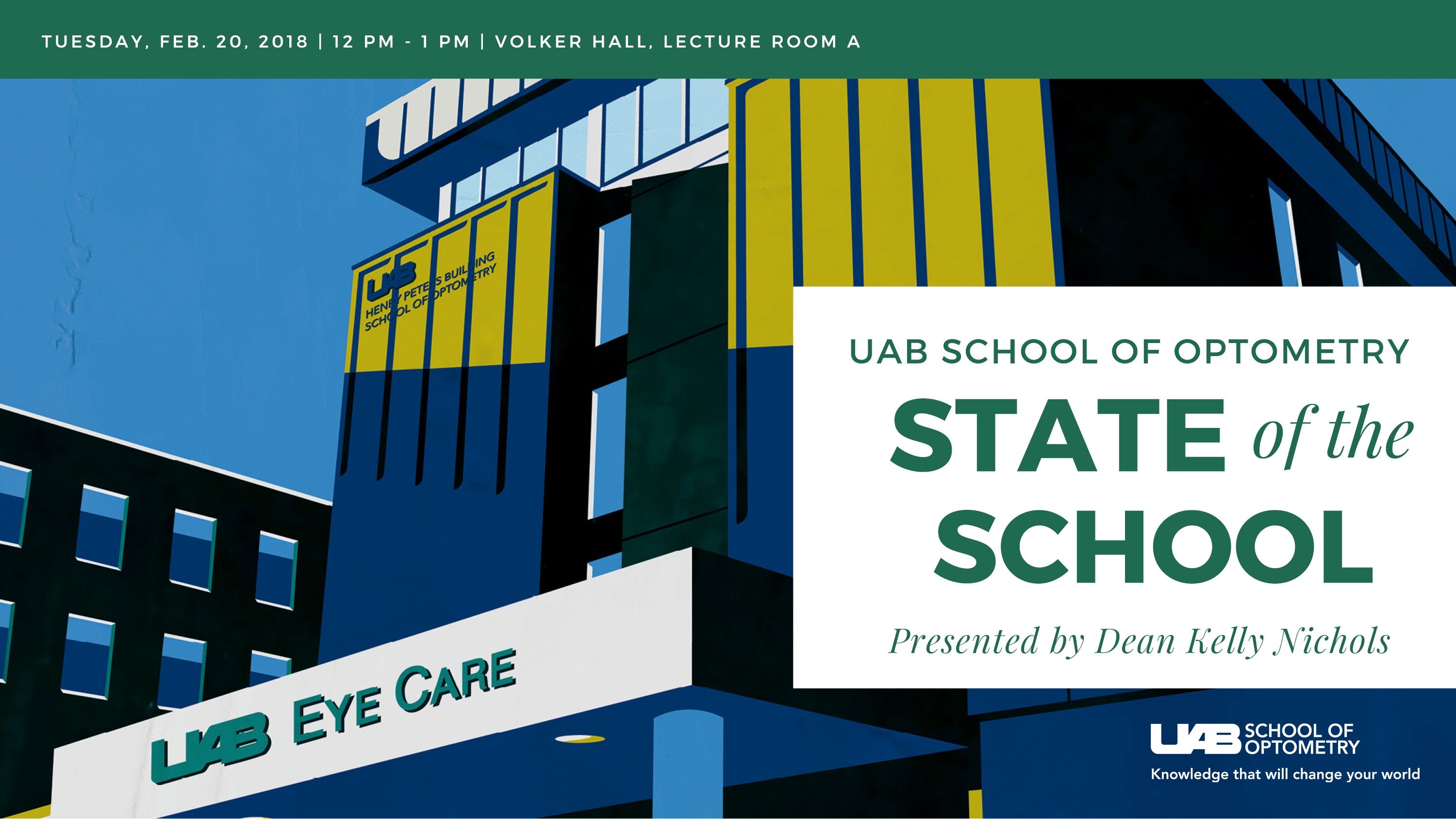 Dean's Report - School of Optometry | UAB