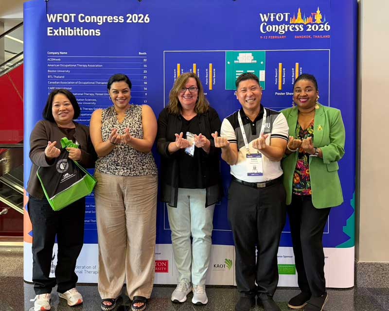 Occupational Therapy Faculty Share Research, Make Global Connections at ...