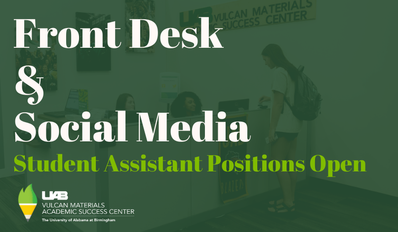 Vulcan Materials Academic Success Center - Students - Academics | UAB