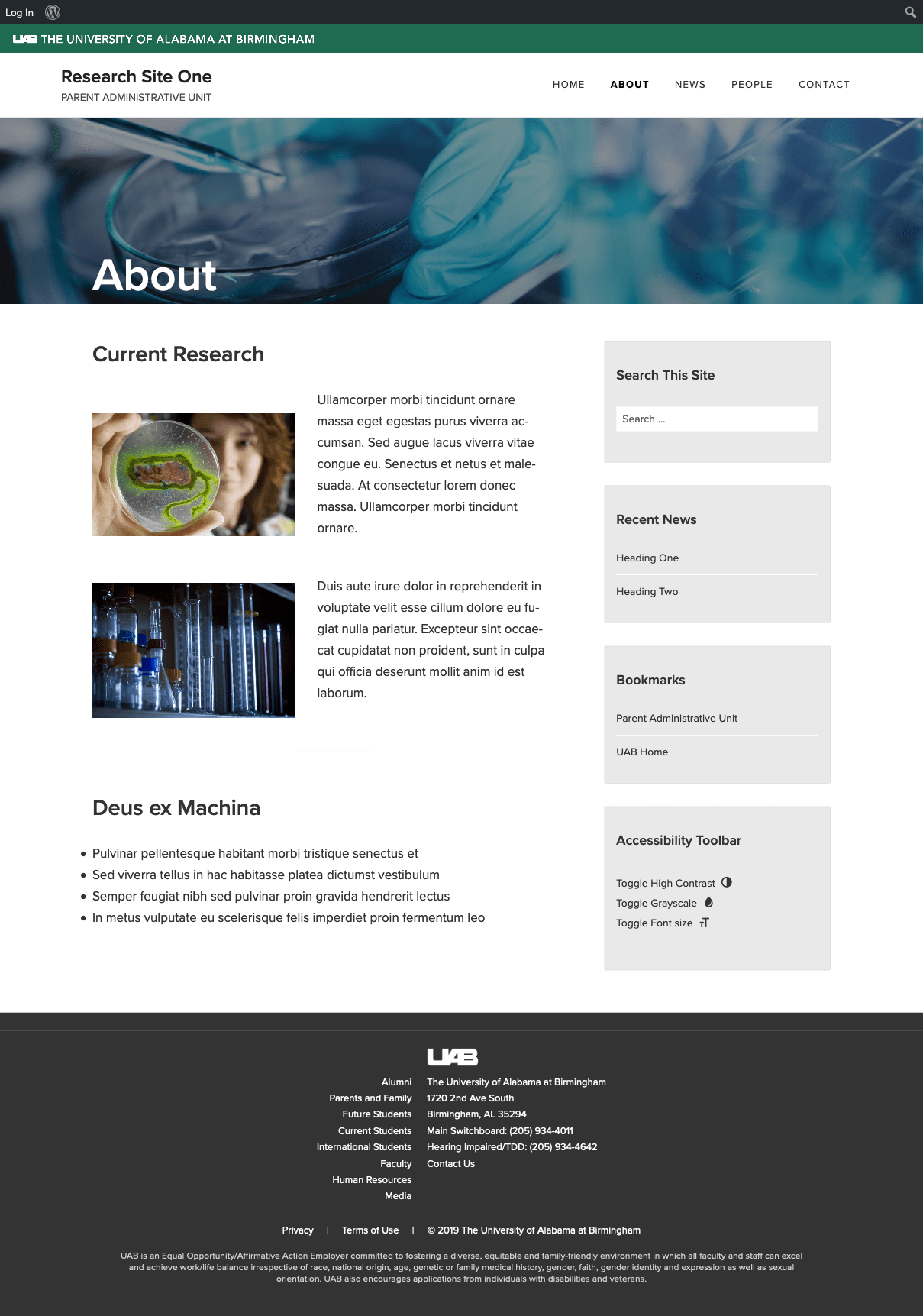 WordPress - Toolkit | UAB