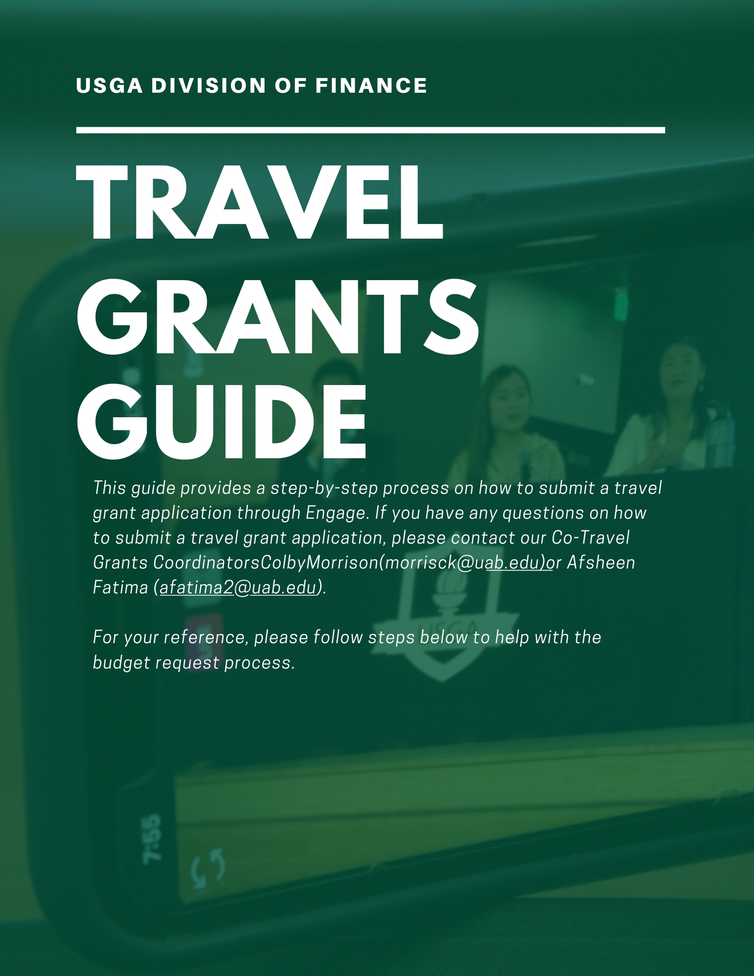 Travel Grants - Undergraduate Student Government Association